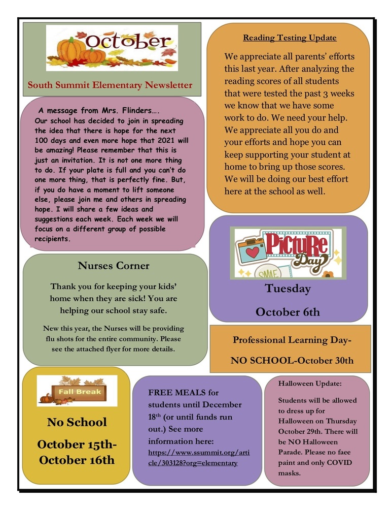 Elementary School Newsletter